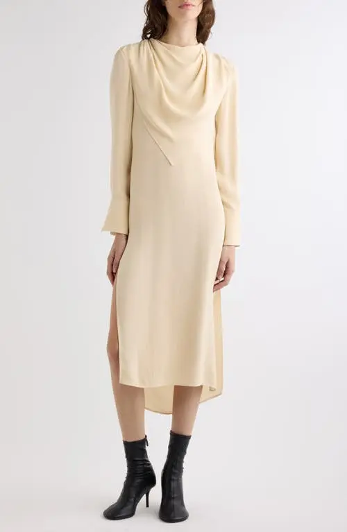 Acne Studios Dunica Washed Viscose Georgette Midi Dress