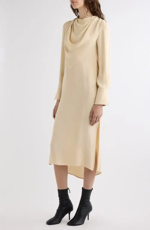 Acne Studios Dunica Washed Viscose Georgette Midi Dress
