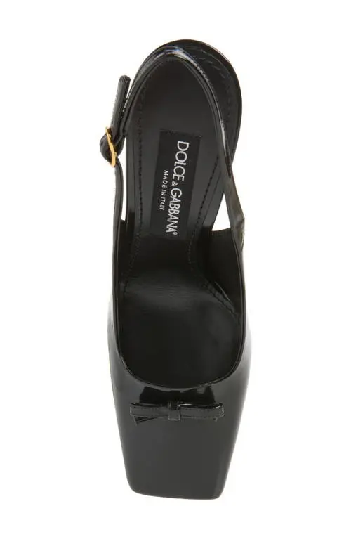 Dolce & Gabbana Schiffer Slingback Pump