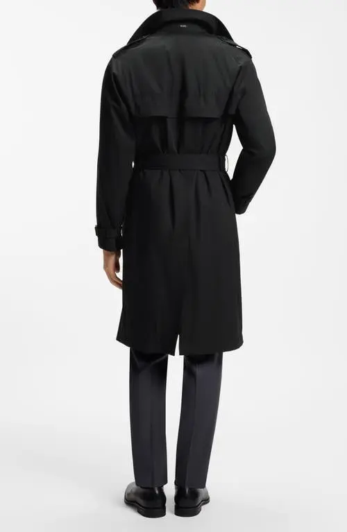 BOSS Jared Double Breasted Trench Coat