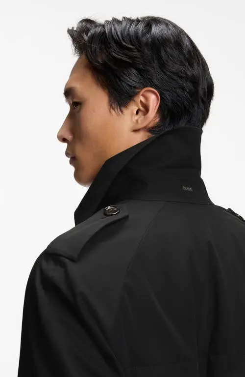 BOSS Jared Double Breasted Trench Coat