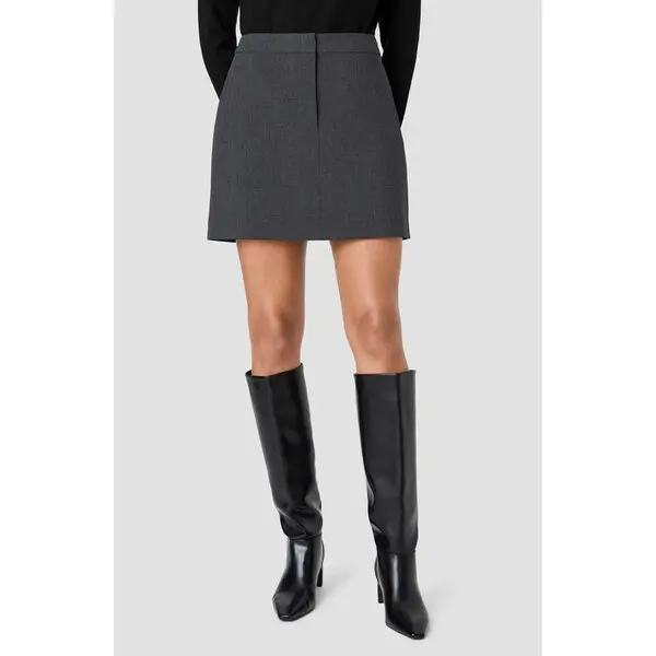 French Connection Tavi Crosshatch Miniskirt