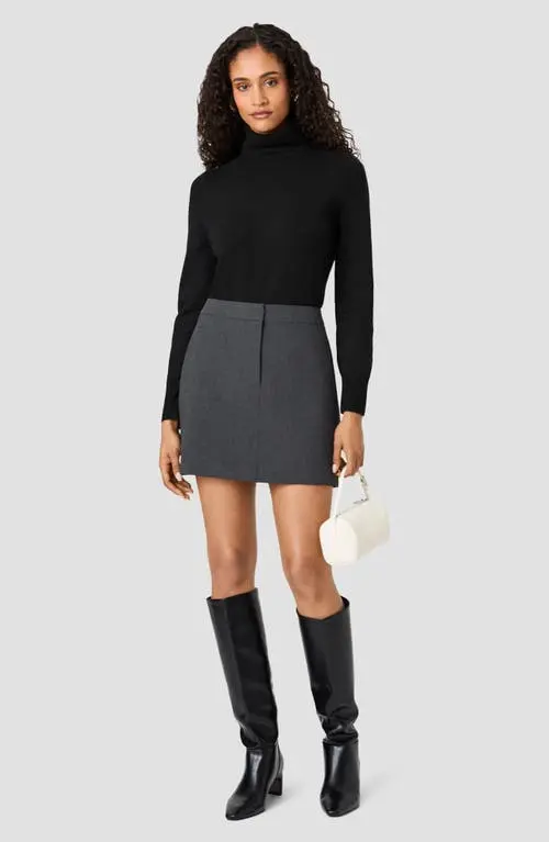 French Connection Tavi Crosshatch Miniskirt