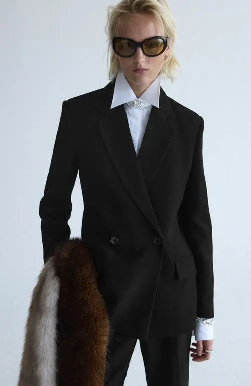 Mango Honey Structured Blazer