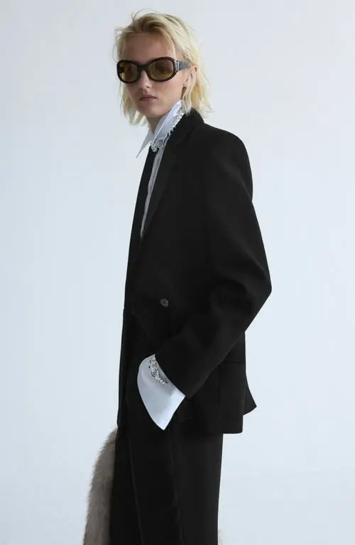 Mango Honey Structured Blazer