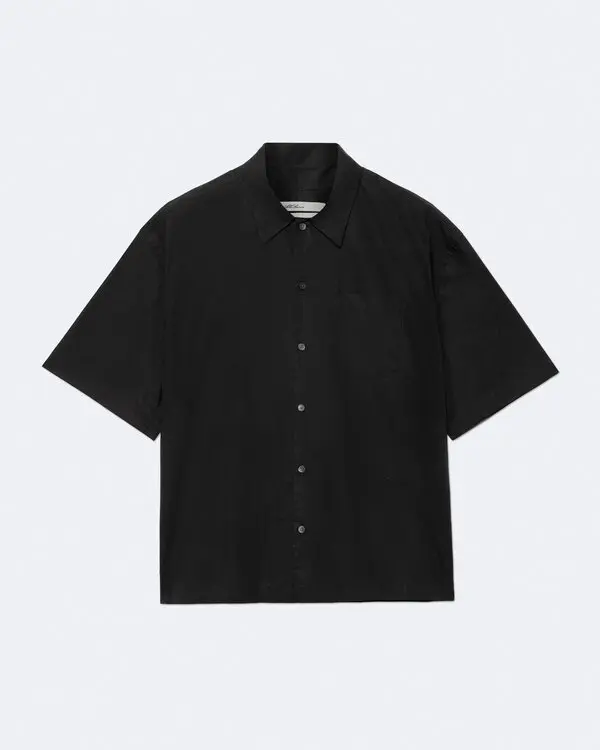 ALLSAINTS Maddox Oversized Cotton-poplin Shirt - Black