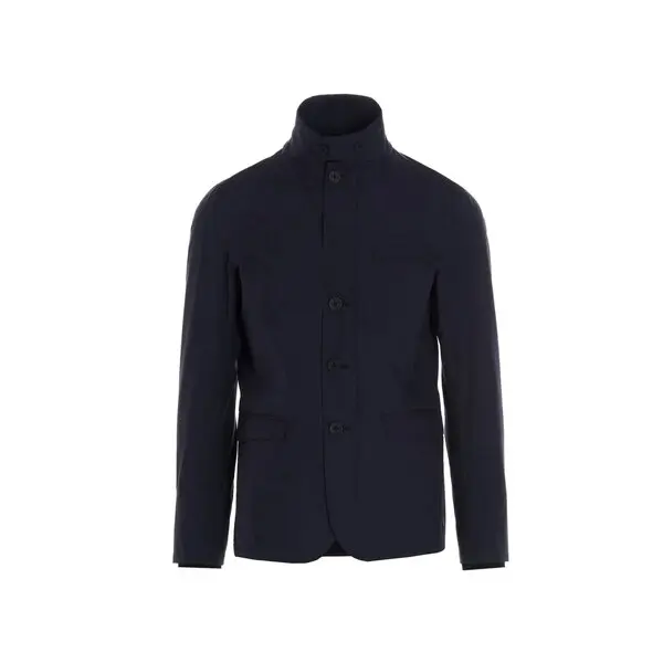 Herno High-neck Jacket - Blue