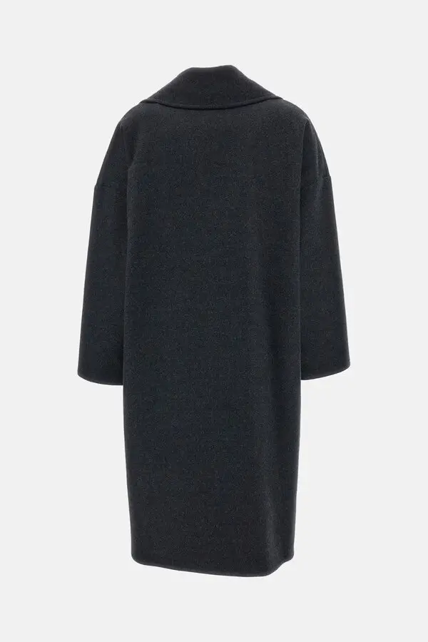 Dusan Oversized Wool Coat - Grigio