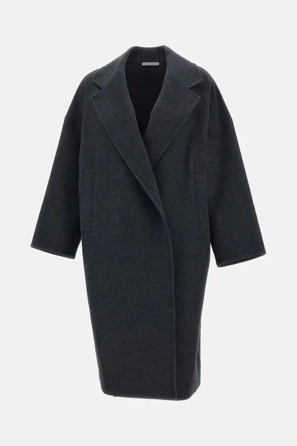 Dusan Cappotto Oversize In Lana - Grigio