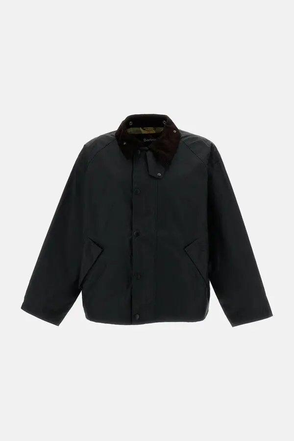 Barbour Giacca Cerata Os Transport - Green