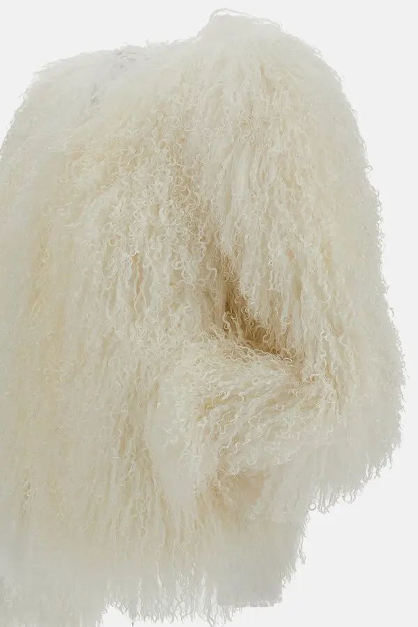 DESA 1972 Giacca Mongolia Sheepskin - Bianco