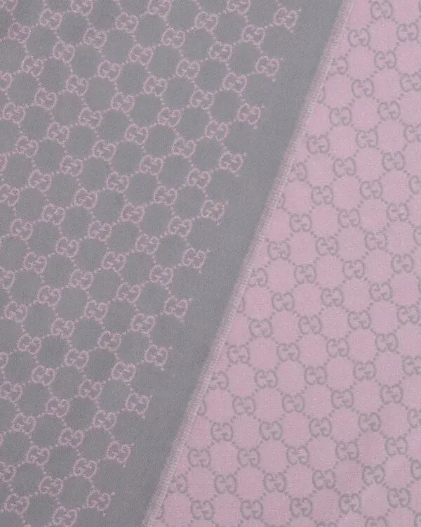 Gucci Miss Stenny Gg Monogram Wool Scarf