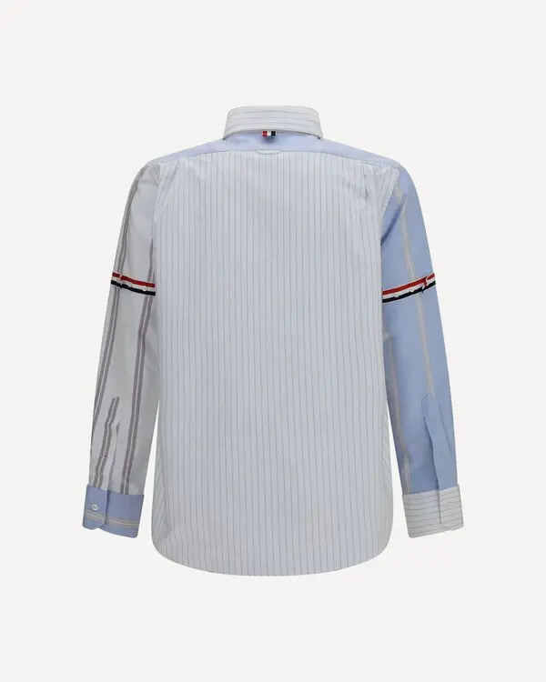 Thom Browne Funmix Striped Oxford Shirt
