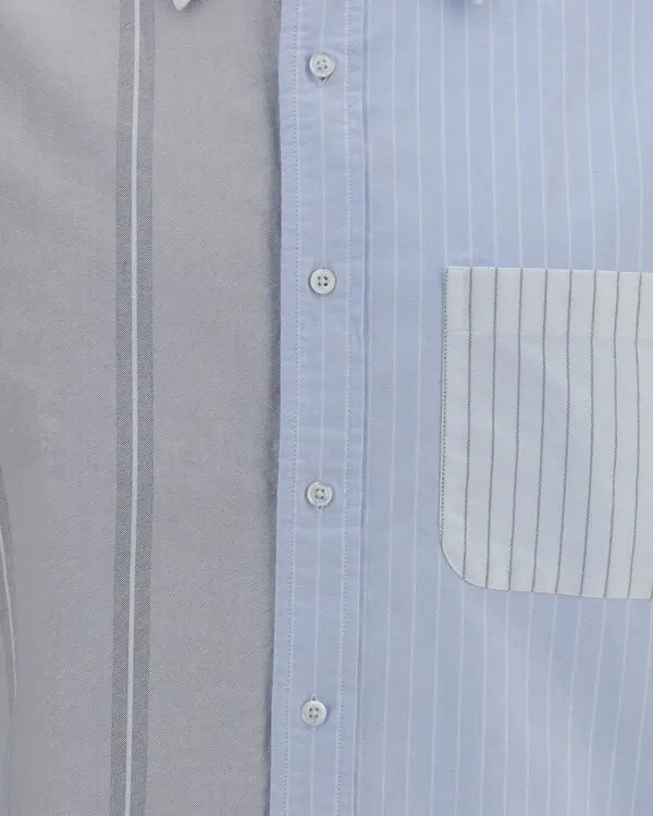 Thom Browne Funmix Striped Oxford Shirt