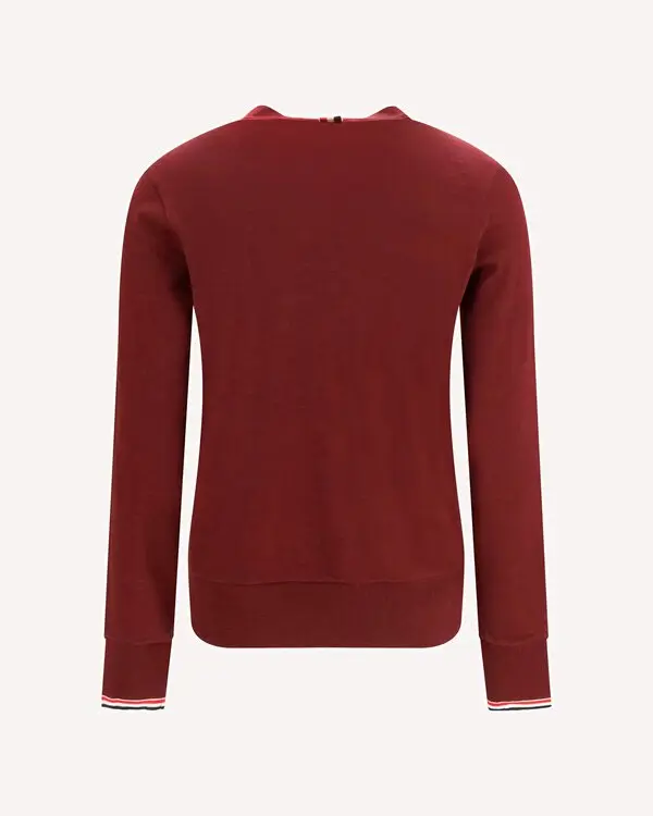 Thom Browne V-neck Merino Wool Cardigan