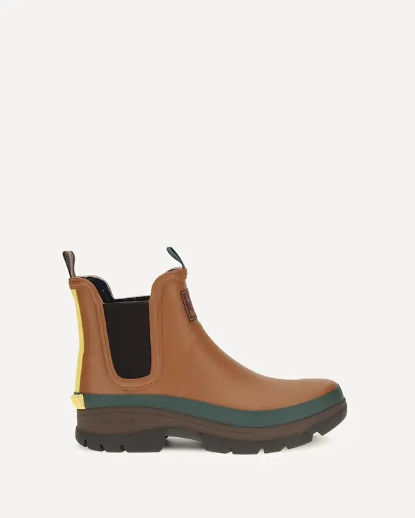 Barbour X Paul Smith Chelsea Boots - Brown