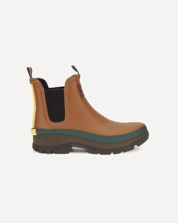 Barbour X Paul Smith Chelsea Boots - Brown