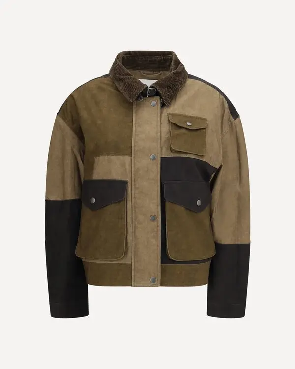 MARANT ETOILE Risla Cotton Jacket - Khaki