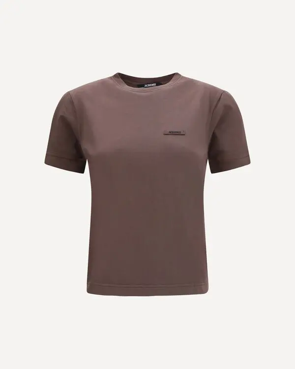Jacquemus Logoed T-shirt Feale - Brown