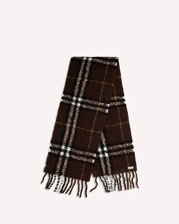 Burberry Alpaca And Wool-blend Scarf