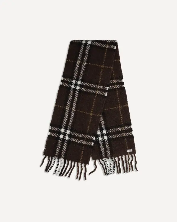 Burberry Alpaca And Wool-blend Scarf
