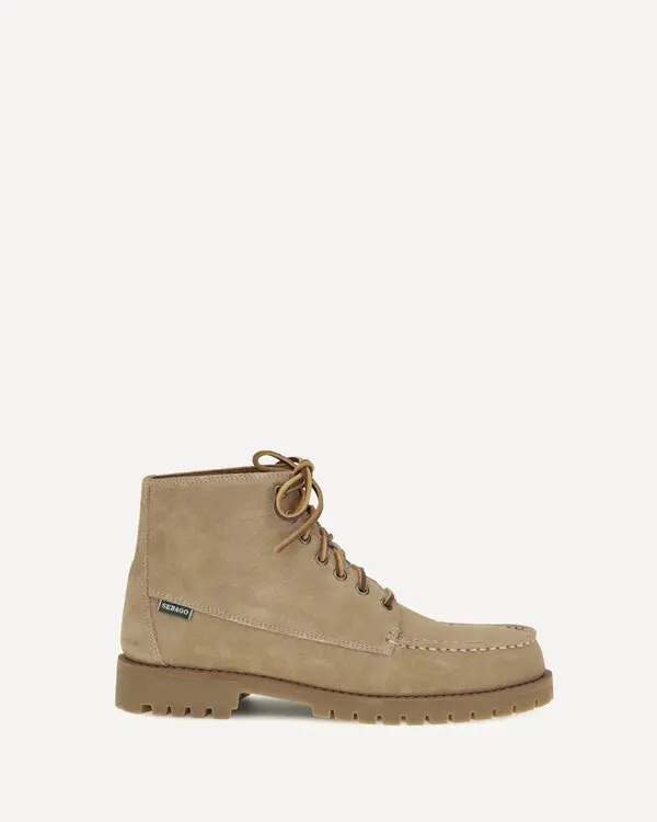 SEBAGO Parker Leather Boots - Beige