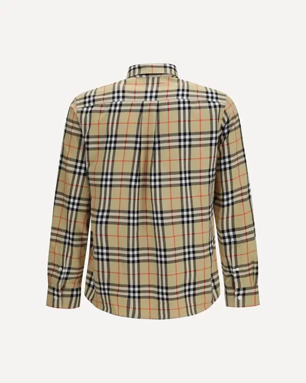 Burberry Check Cotton Shirt Mae