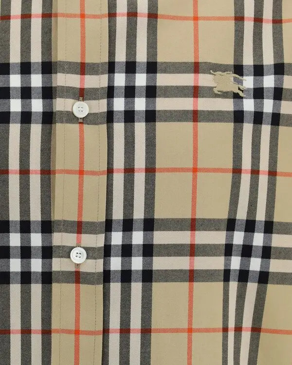 Burberry Check Cotton Shirt Mae