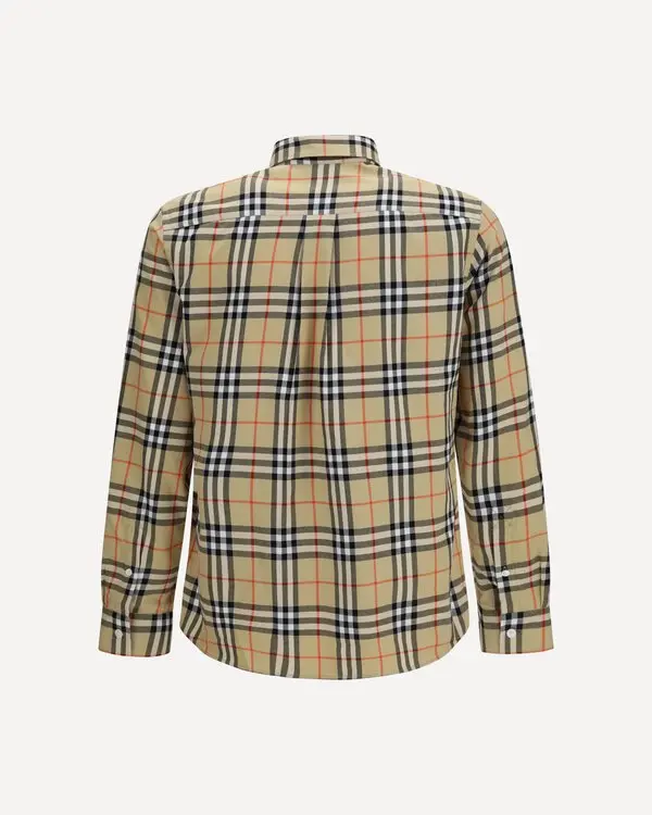 Burberry Check Cotton Shirt Mae