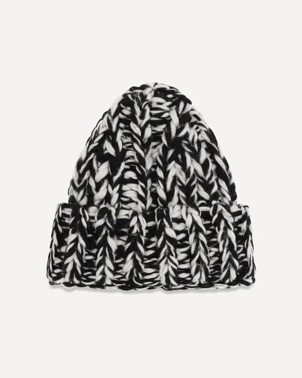 AMI Paris Xxl Wool Knit Beanie