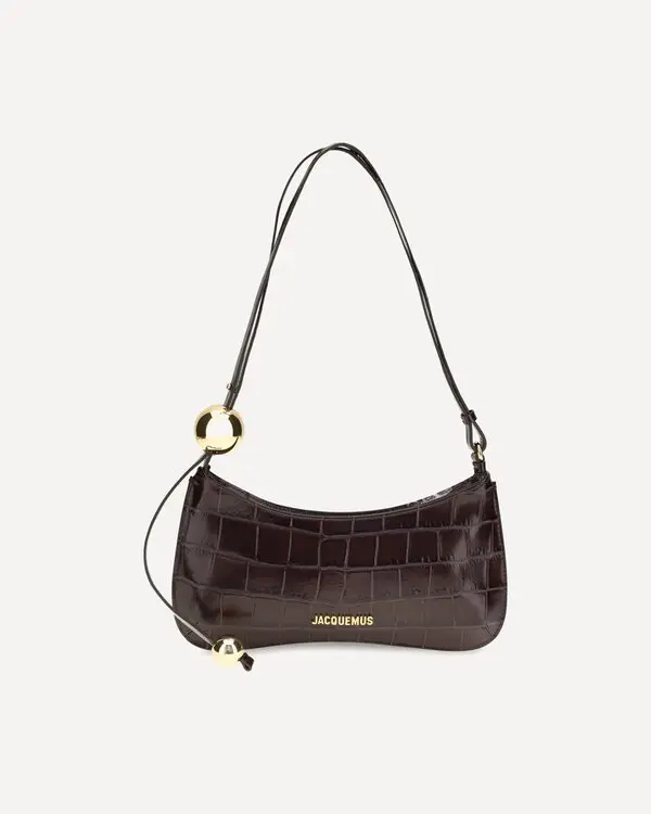 Jacquemus Le Bisou Perle Shoulder Bag - Bordeaux