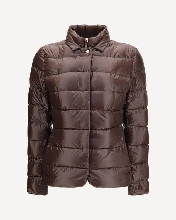 Herno High-neck Padded Jacket - Brown