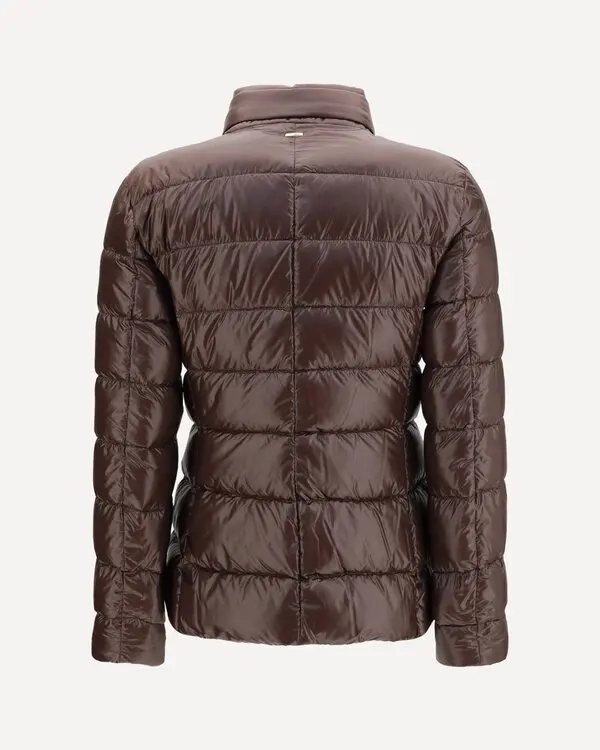 Herno High-neck Padded Jacket - Brown