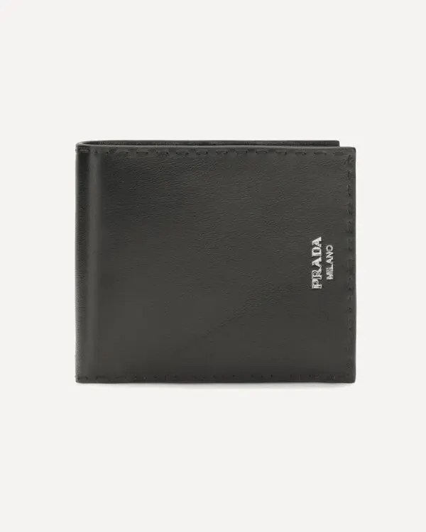 Prada Antiqued Leather Wallet