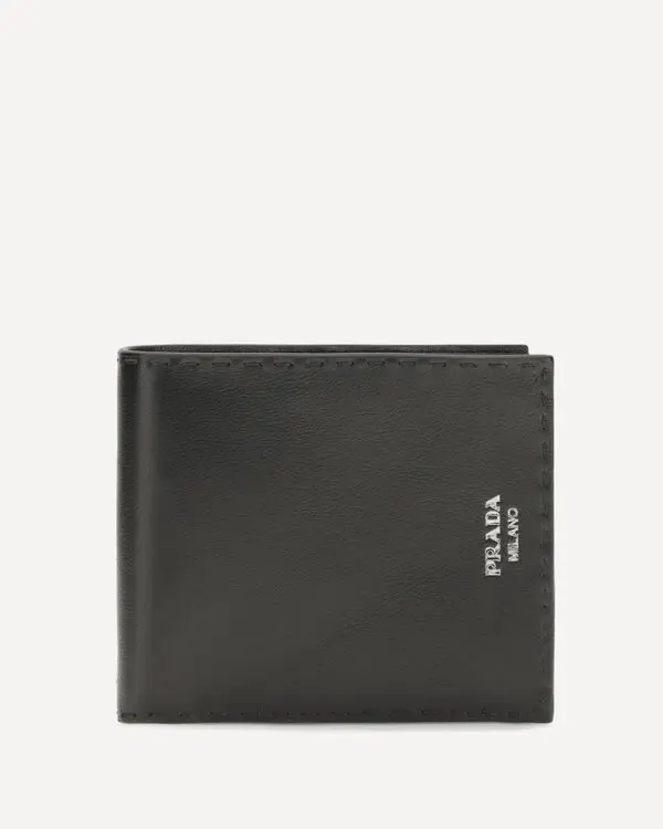 Prada Antiqued Leather Wallet