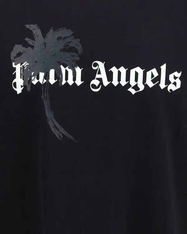 Palm Angels Pal Drift Cotton T-shirt Ale