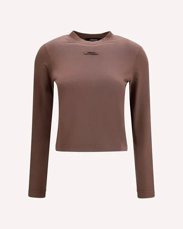 Jacquemus Long-sleeve T-shirt Feale - Brown