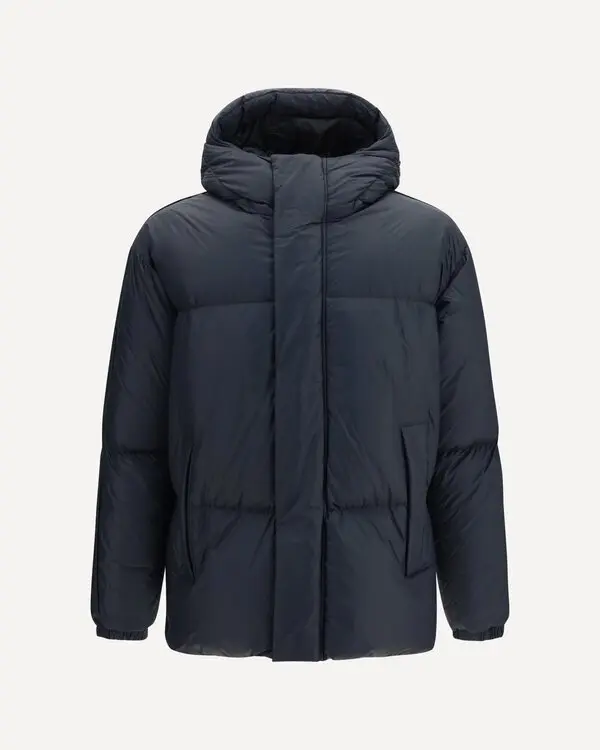 Herno Hooded Padded Jacket - Black