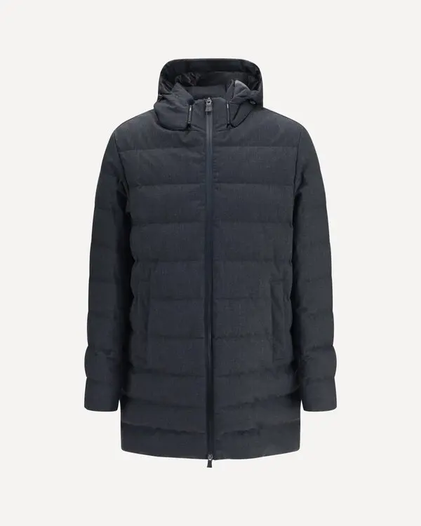 Herno Long Padded Hooded Jacket