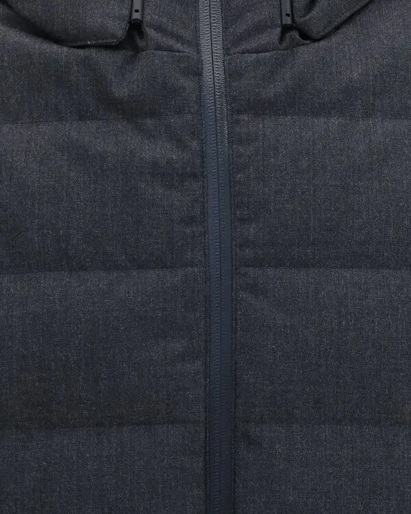 Herno Long Padded Hooded Jacket - Grey