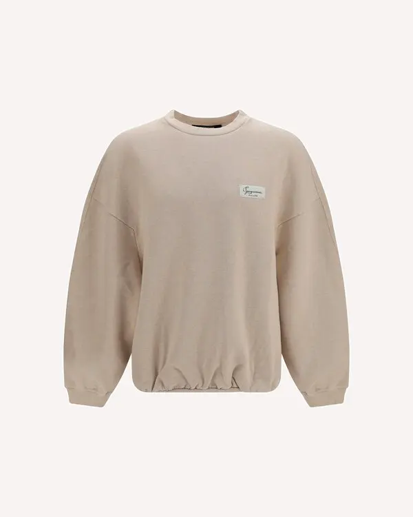 Jacquemus Le Sweatshirt Montaigne Crewneck Sweatshirt