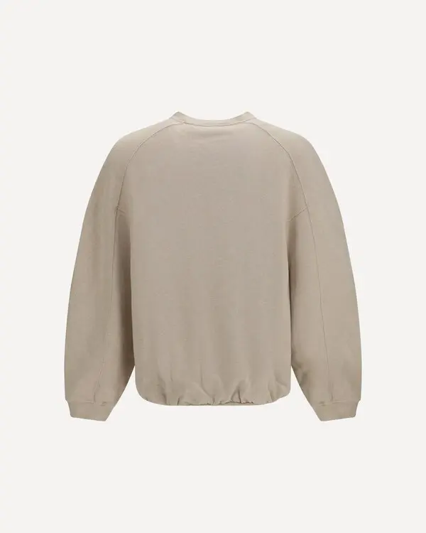 Jacquemus Le Weathirt Montaigne Crewneck Weathirt - Beige