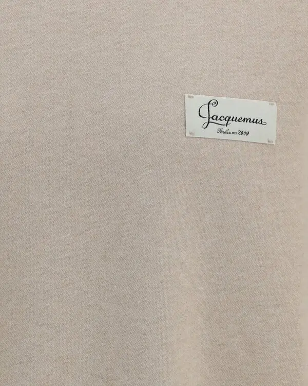 Jacquemus Le Weathirt Montaigne Crewneck Weathirt - Beige