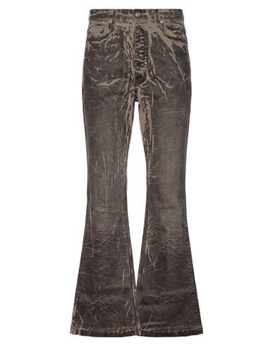 Rick Owens Jeans Charcoal Size Cotton, Elastomultiester, Rubber