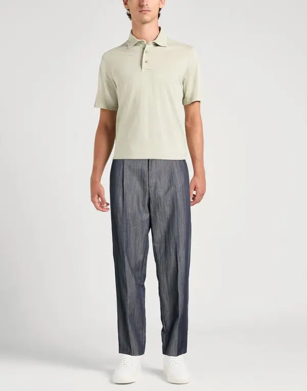 Hugo Pants Midnight Size Virgin Wool, Linen, Polyamide