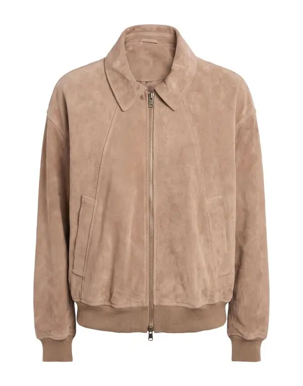 STREET LEATHERS Jacket Size Leather - Beige