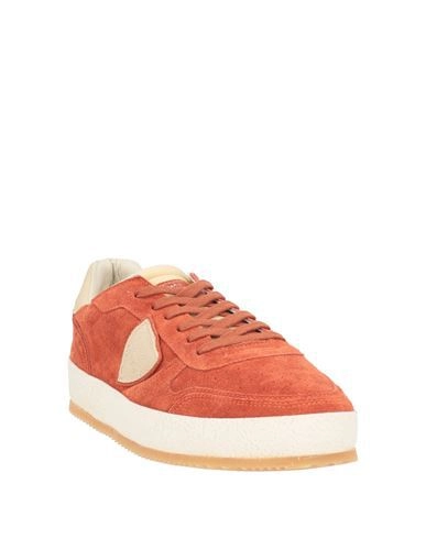 Philippe Model Sneakers Rust Size Leather, Textile Fibers