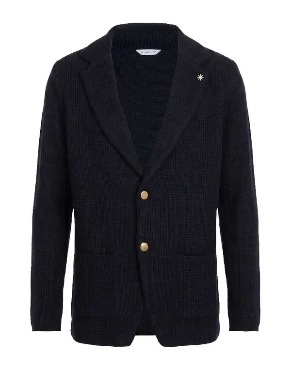 MANUEL RITZ Blazer Midnight Size Acrylic, Virgin Wool