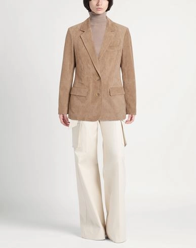 STREET LEATHERS Blazer Dark Size Leather - Beige