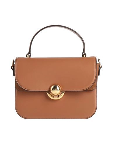Furla Handbag Taupe Leather - Brown